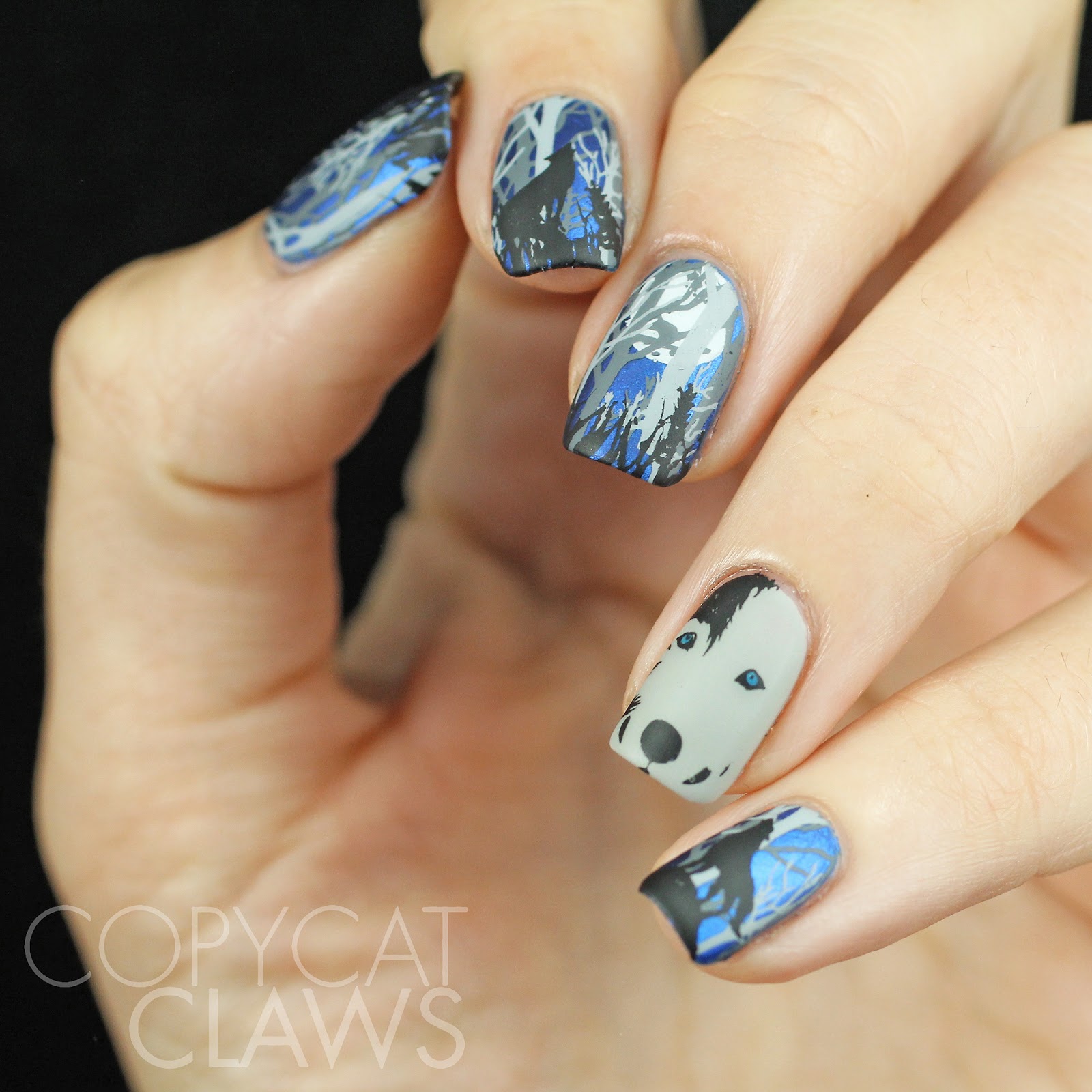 Copycat Claws: Wolf Nail Stamping
