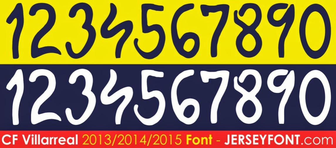 CF Villarreal Font 2013/2014/2014