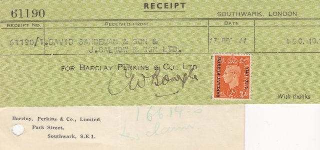 COSGB: Barclay Perkins & Co. Ltd.