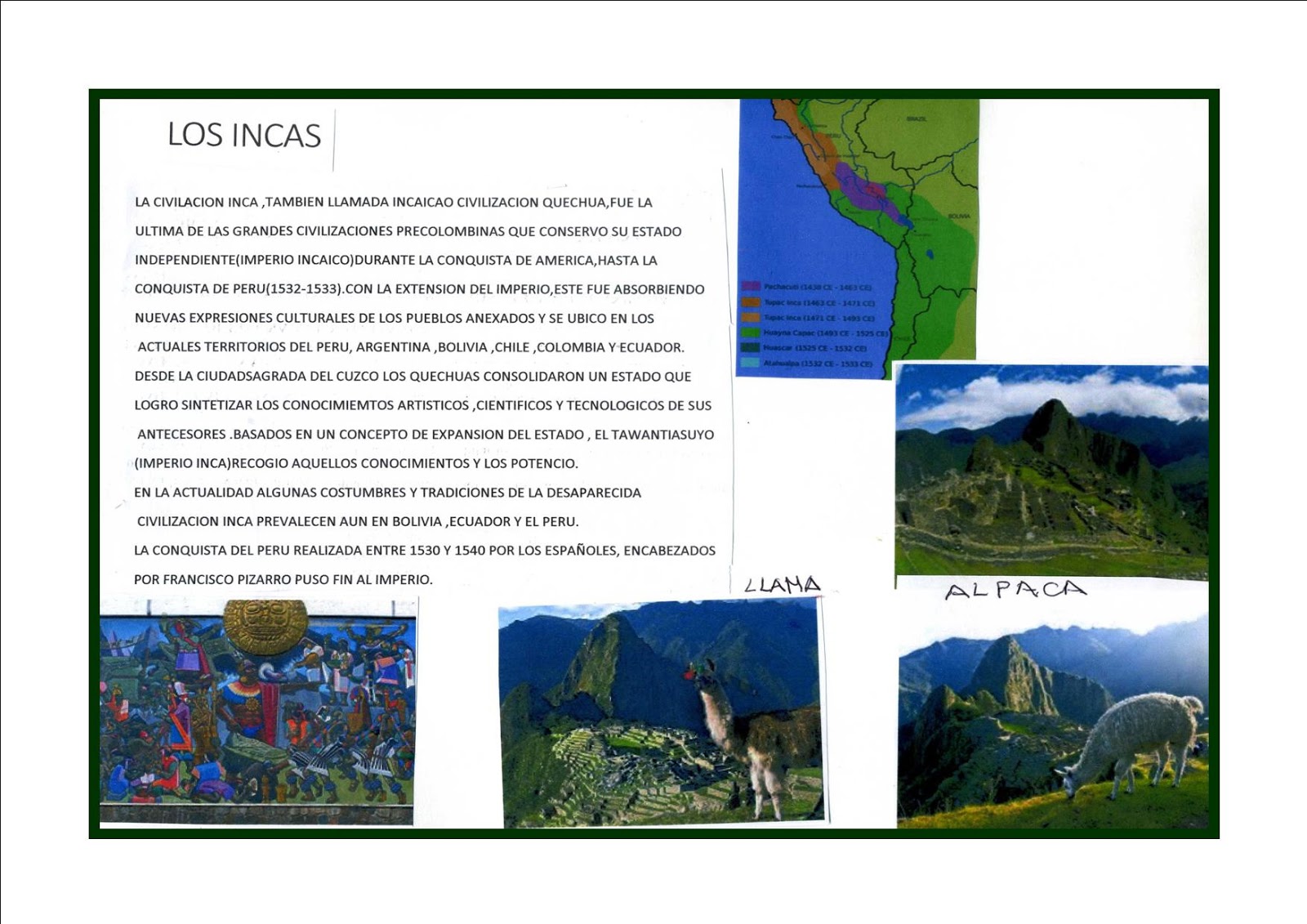 2º CICLO: A CIVILIZACIÓN INCA