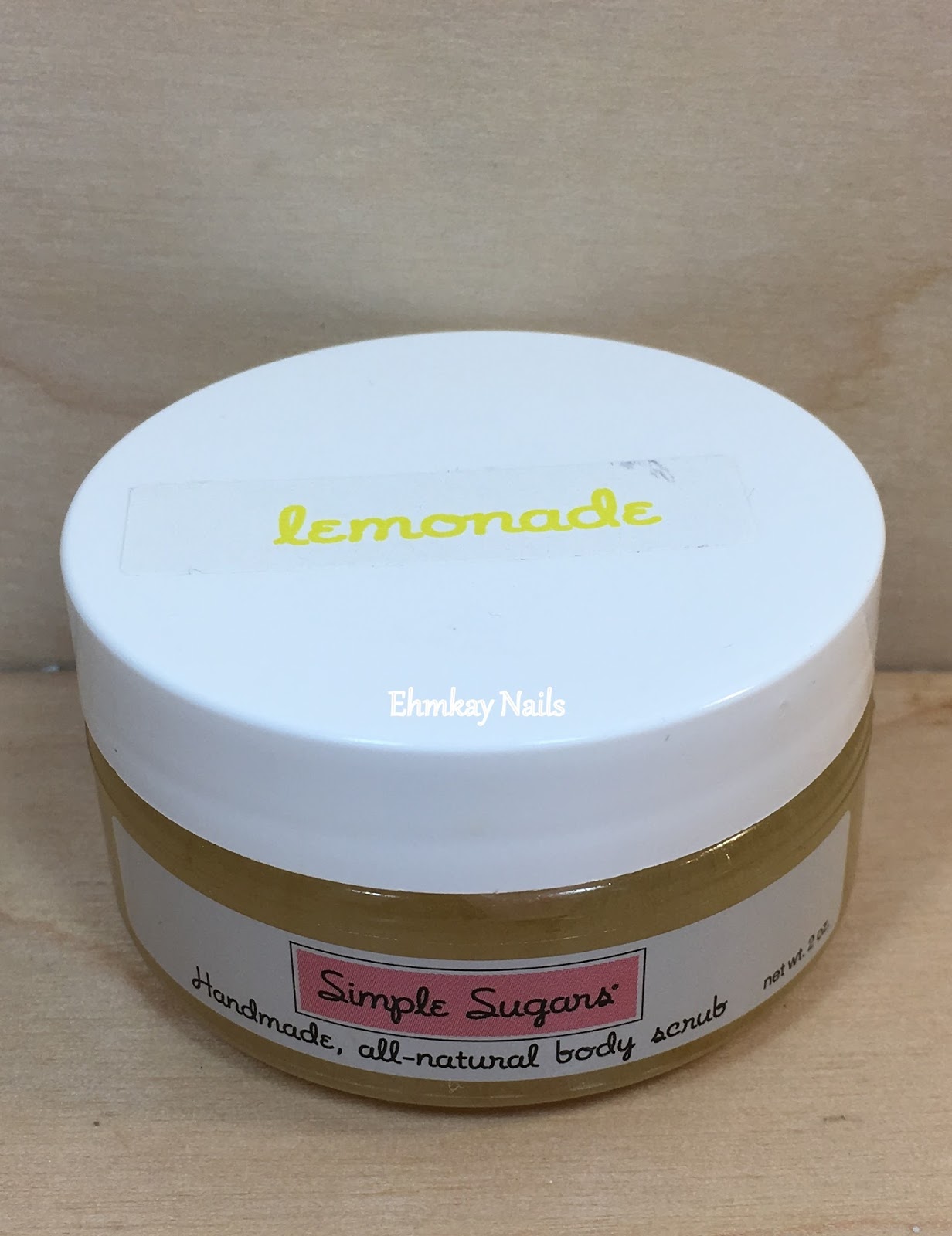 ehmkay nails: Simple Sugars Lemonade Sugar Scrub