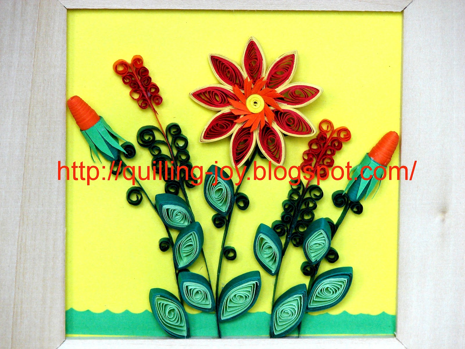Quilling joy by Marius: Quilled daisy.