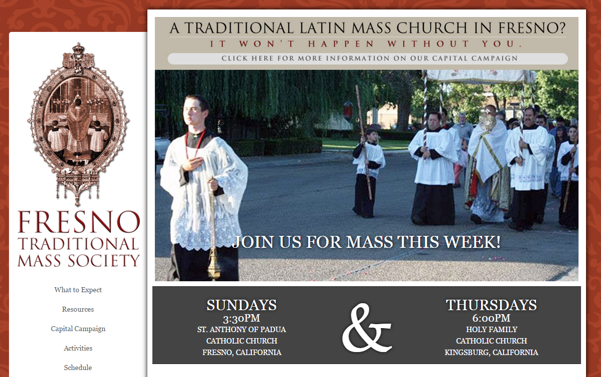 RORATE CÆLI: Good News: FSSP Invited to the Diocese of Fresno ...