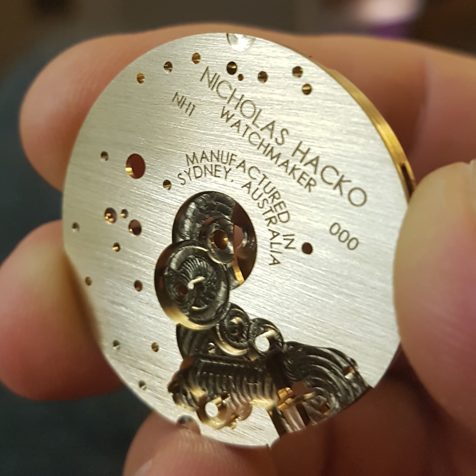 Nicholas Hacko Watchmaker: 2018