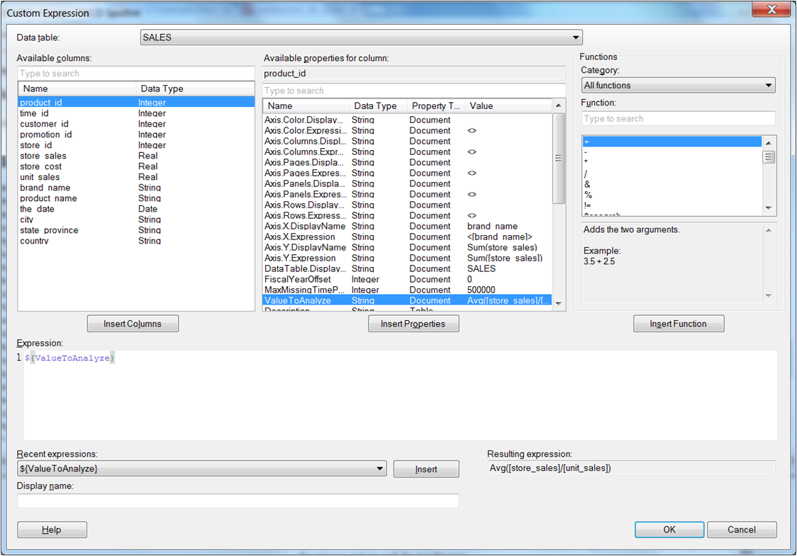 Joe D Freeman: Spotfire's Text Area - How to Control a Visualization ...
