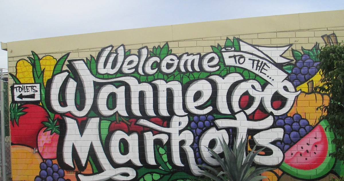 COLOURFULWORLD: Monday Mural - Welcome to the Wanneroo markets