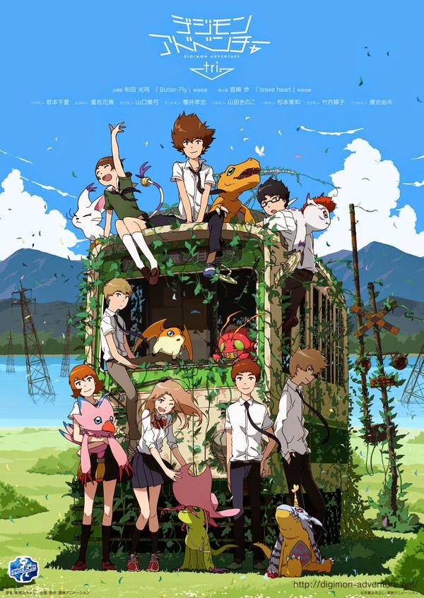 Ninjas 4 Asia: Segundo poster para Digimon Tri