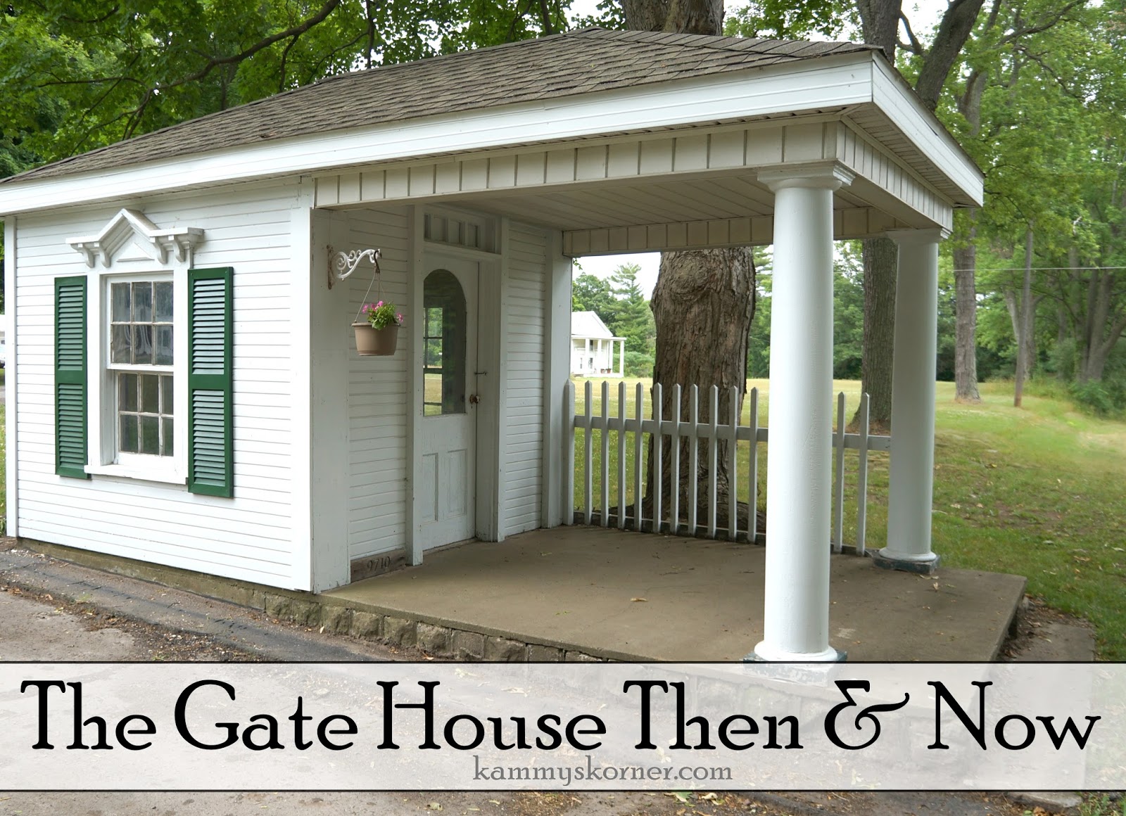 Kammy's Korner: The Gate House {Restoring The Mansion}