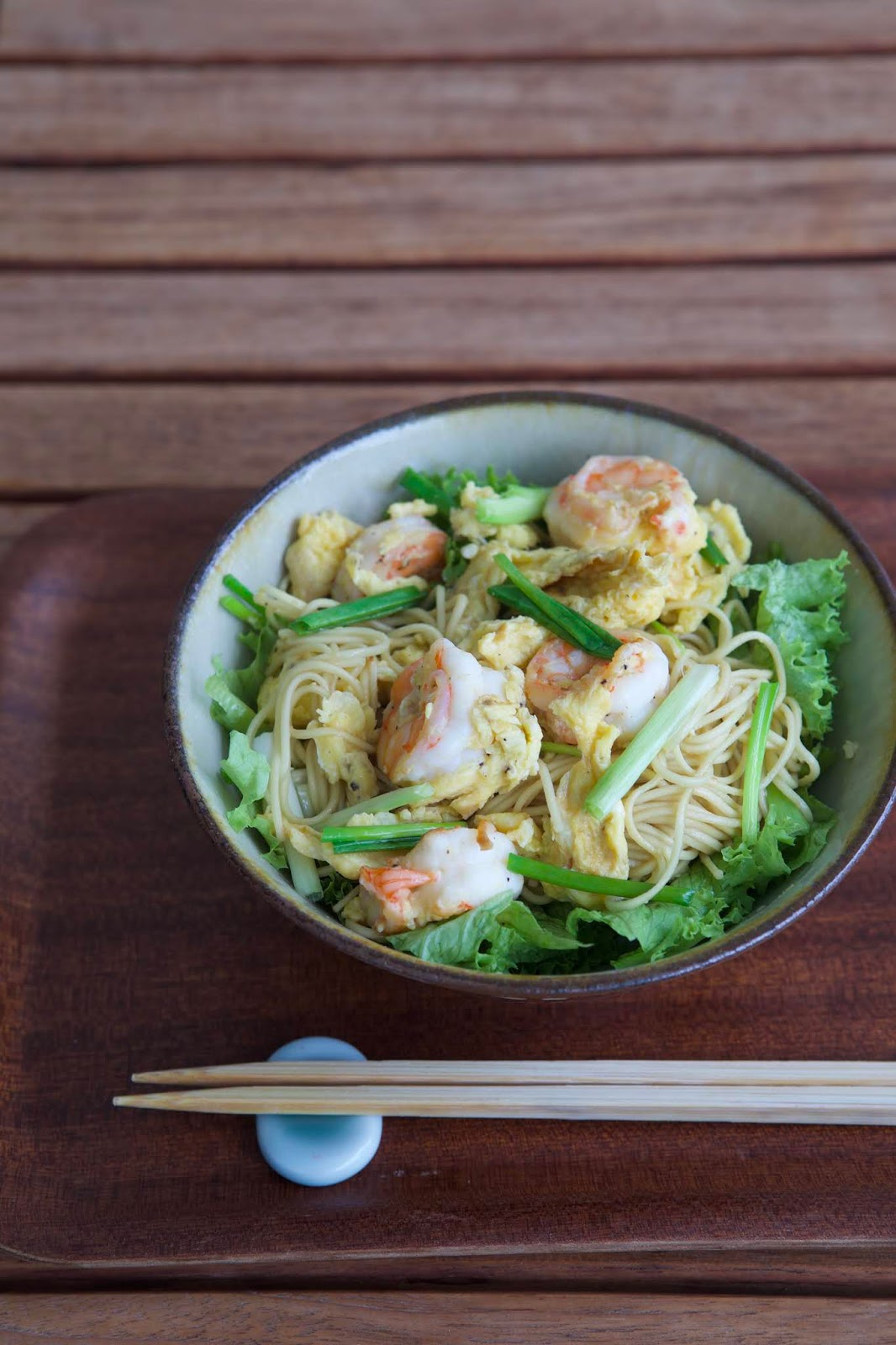 OISHII!: Dry ramen with shrimps
