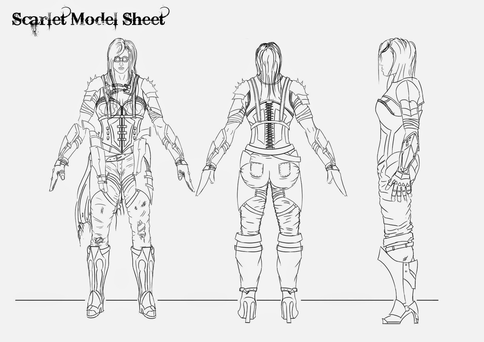 Jamie Stubbs CG Artist: Scarlet Concept Art