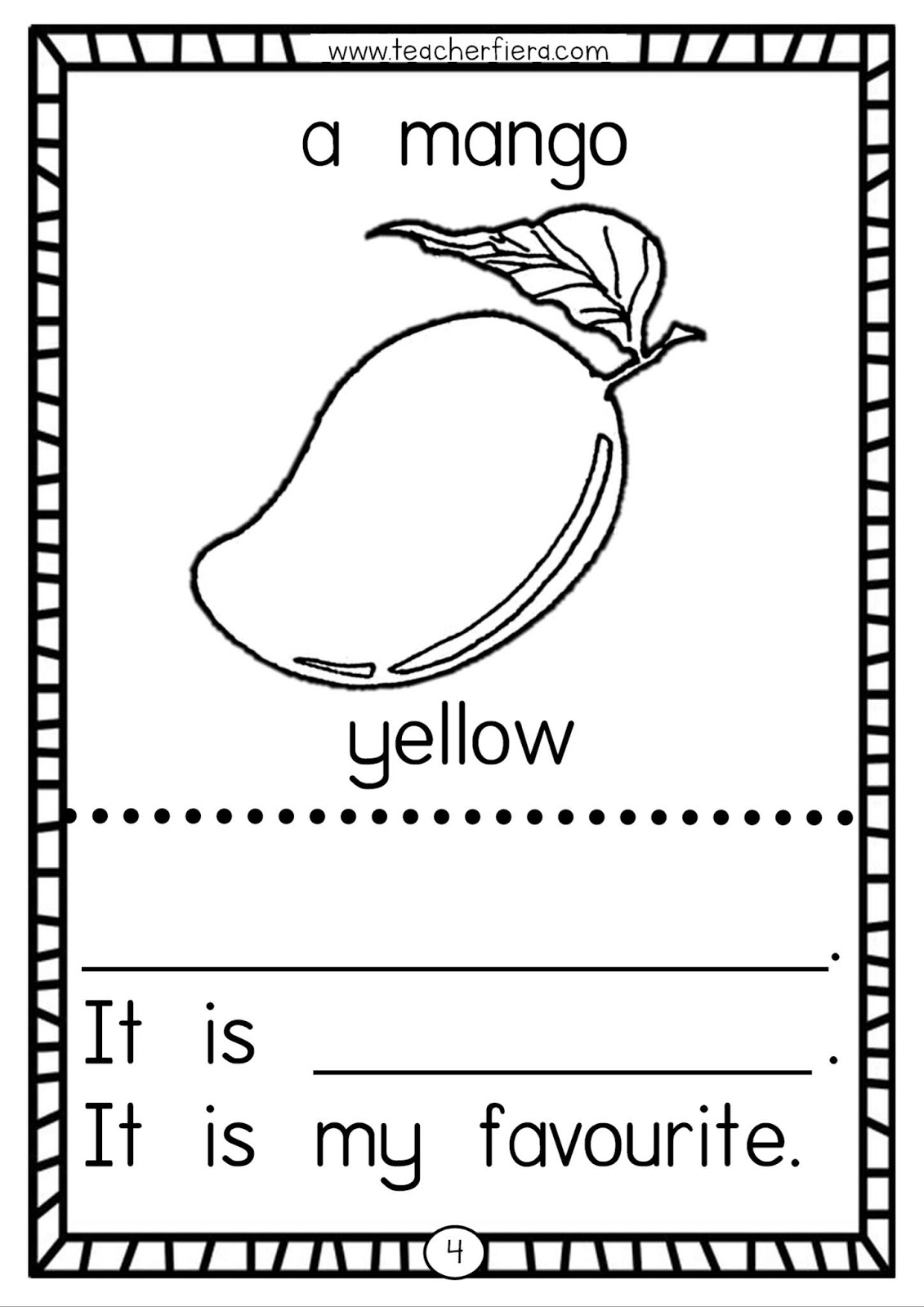 teacherfiera.com: MY WRITING PROJECT (FRUITS)