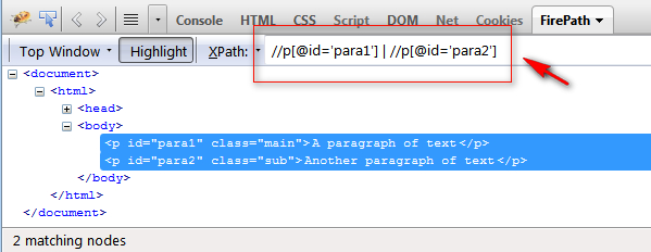 Selenium-By-Arun: 342. Using | to combine XPath Statements Selenium-By-Arun: 342. Using | to combine XPath Statements