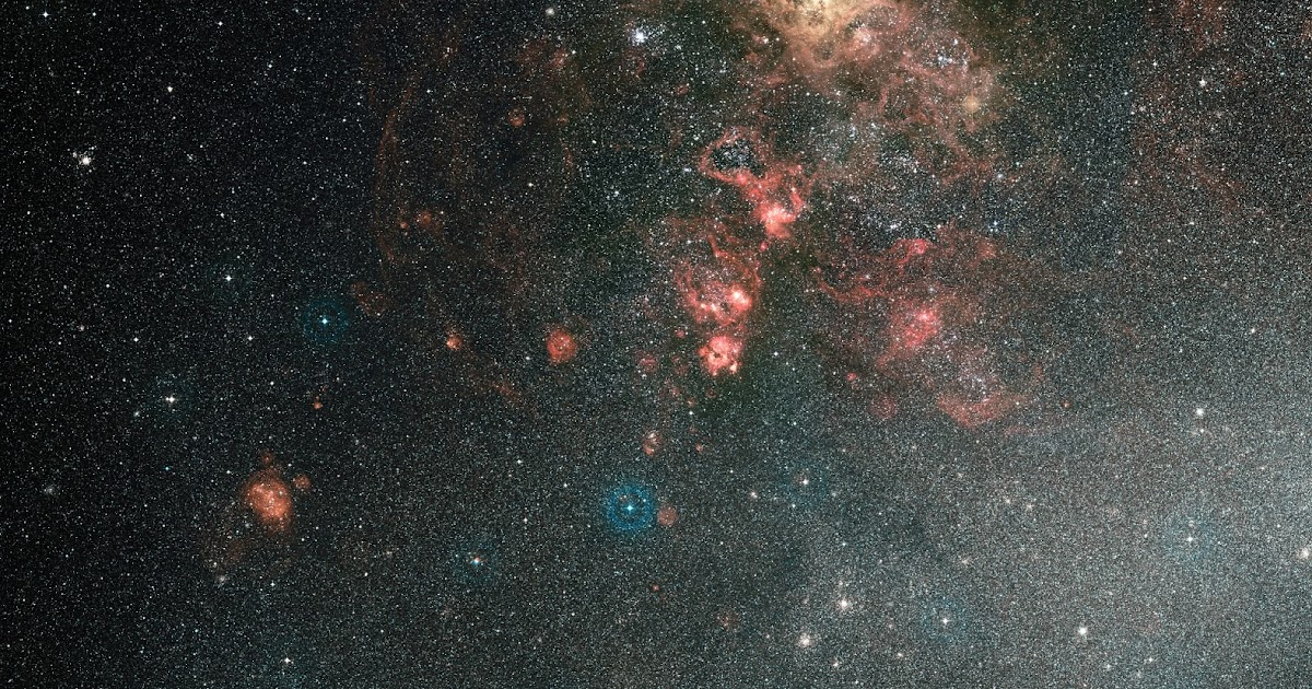 Wide-field view of the Tarantula Nebula and its surroundings | Earth Blog