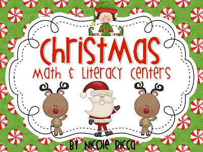 Mrs. Ricca's Kindergarten: Christmas Centers Pack + FREEBIE!