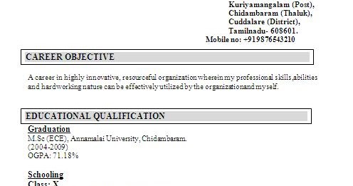 Shift Incharge Resume Sample in Word Format