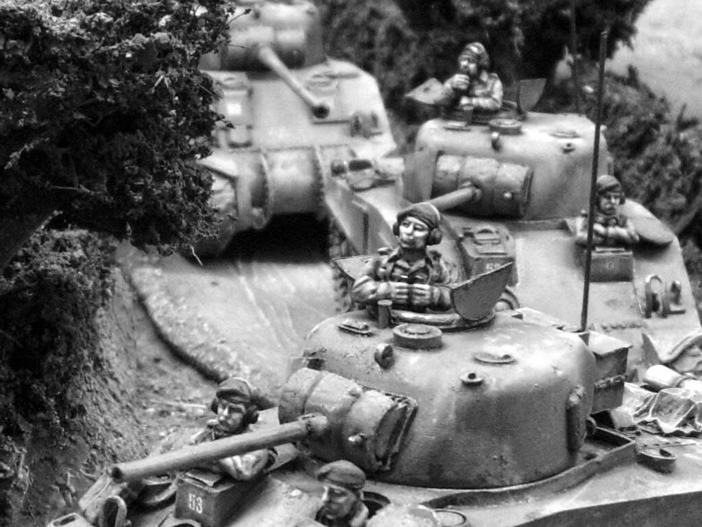 Wargaming with Silver Whistle: WW2 ALLIED ARMOUR part 2 SHERMAN TANKS.