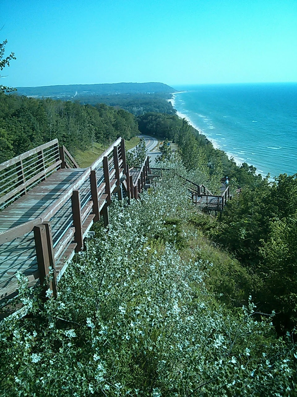 Arcadia, MI: Overlook on Scenic Highway/Route 22 - Explore This City
