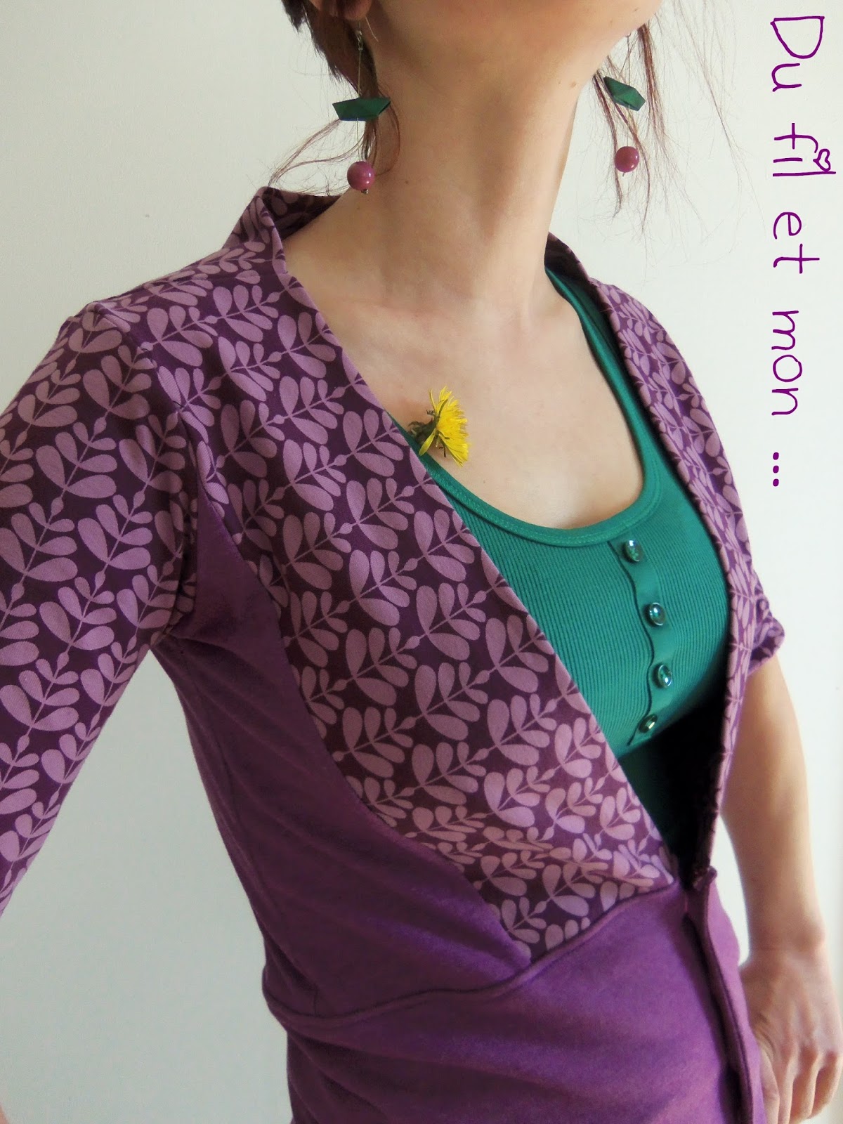 Du fil et mon...: Premier Gilet ou guilet guili