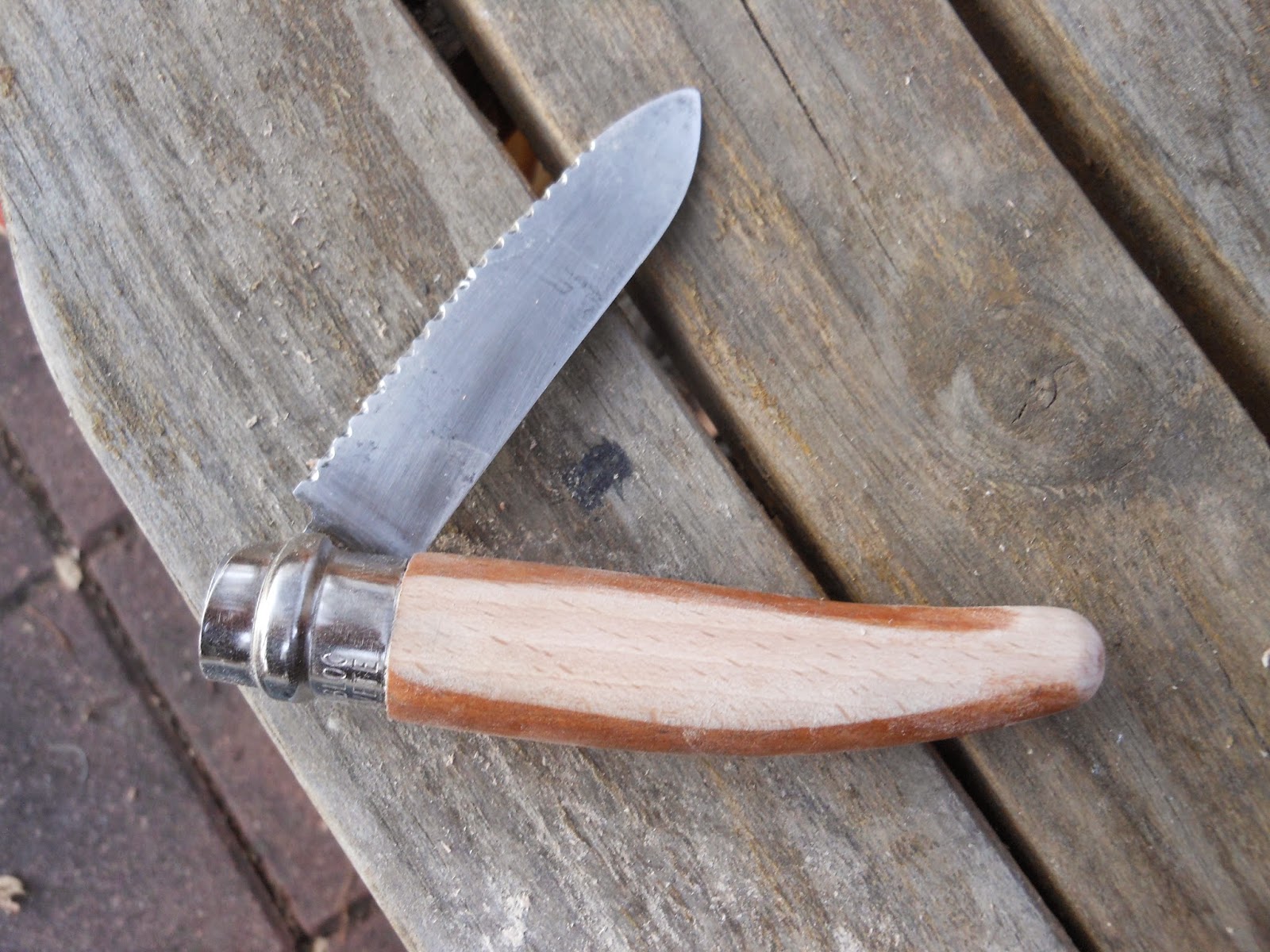 Two Wheels - Six Strings: Opinel Number Eight Knife Mods