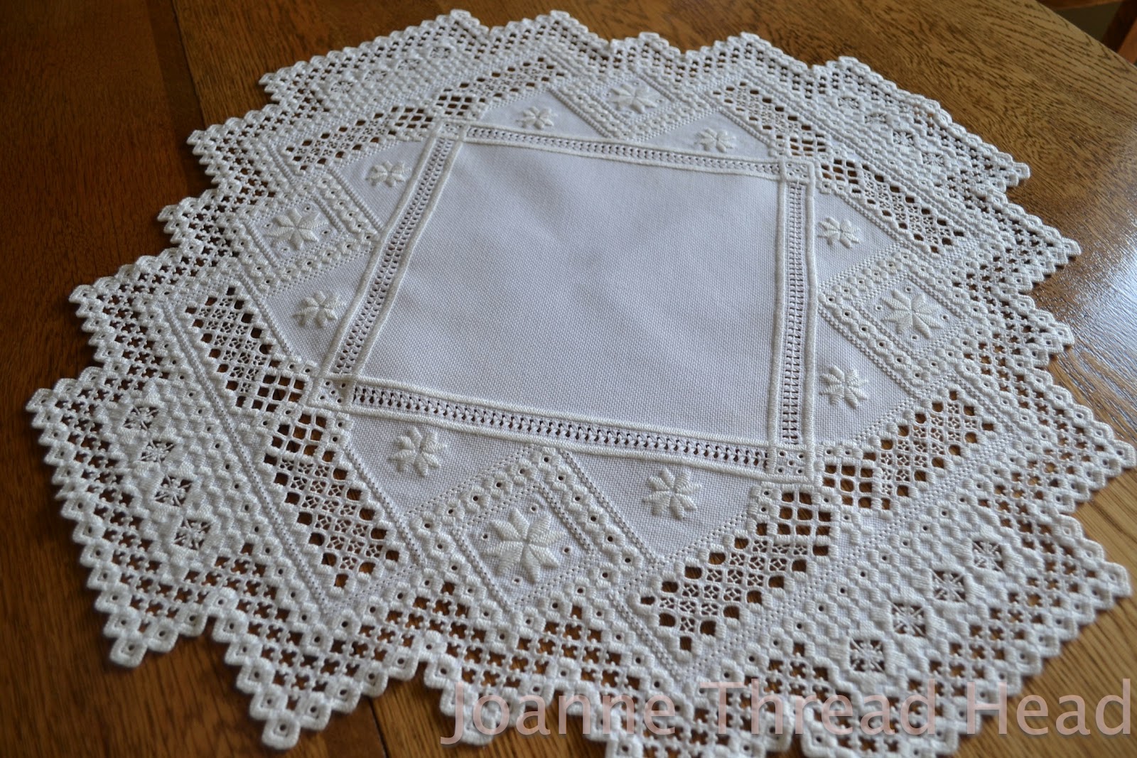 Thread Head: Hardanger Embroidery