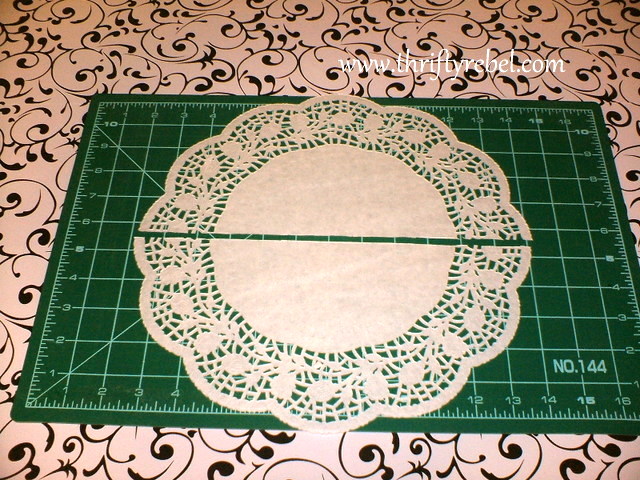 Paper Doily Decorative Border - Color Me Thrifty