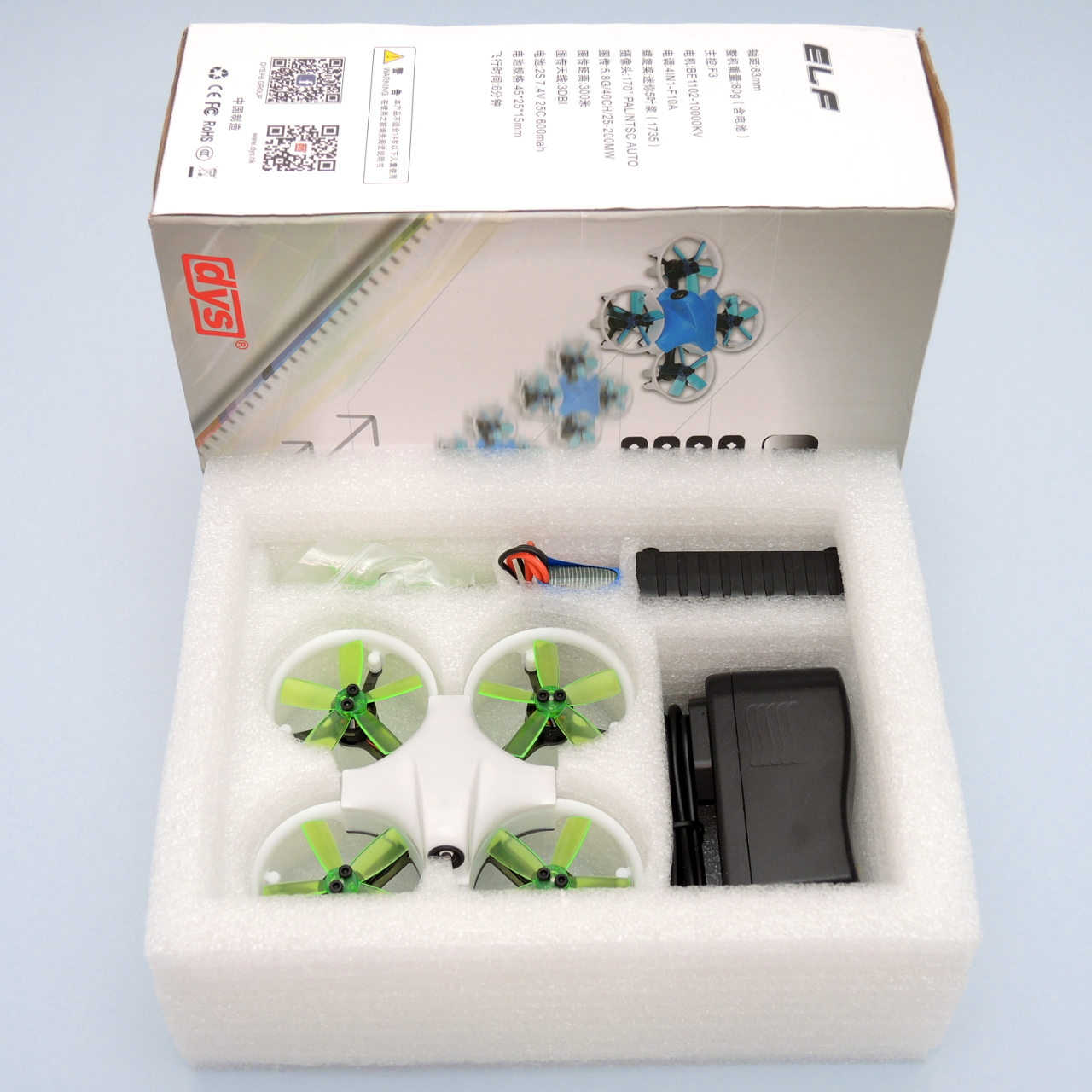 FPV & Микро: DYS ELF - микроквадрик на бесколлекторных моторах