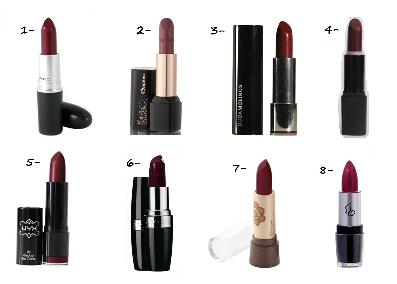 Dose de Beleza: Batom Vinho