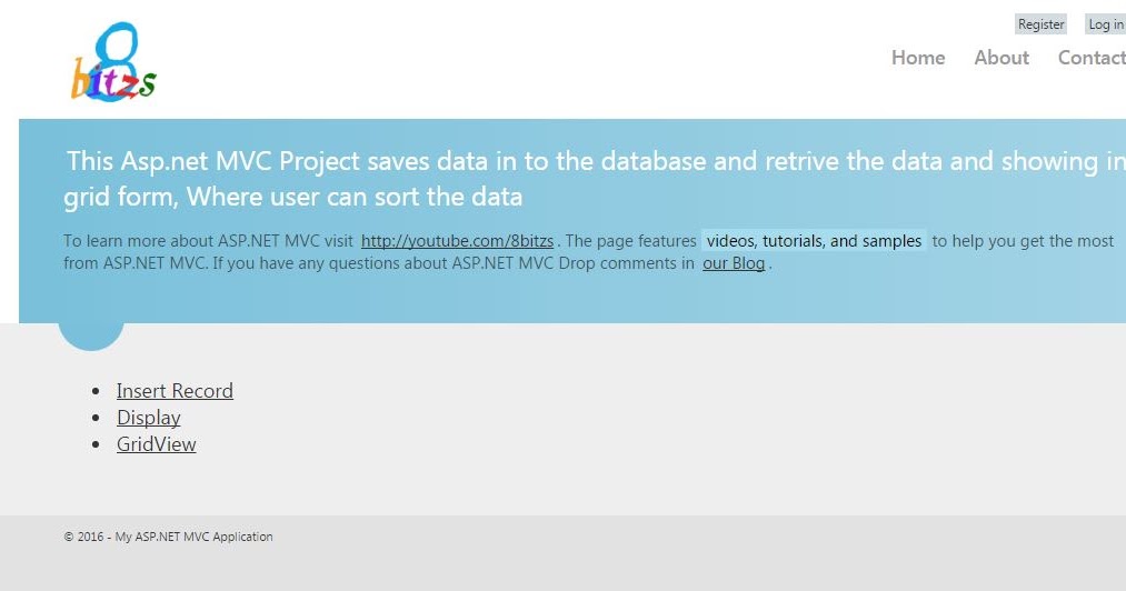 Clearos Aspnet Mvc Gridview Display And Simple Display Project Using Sql Database