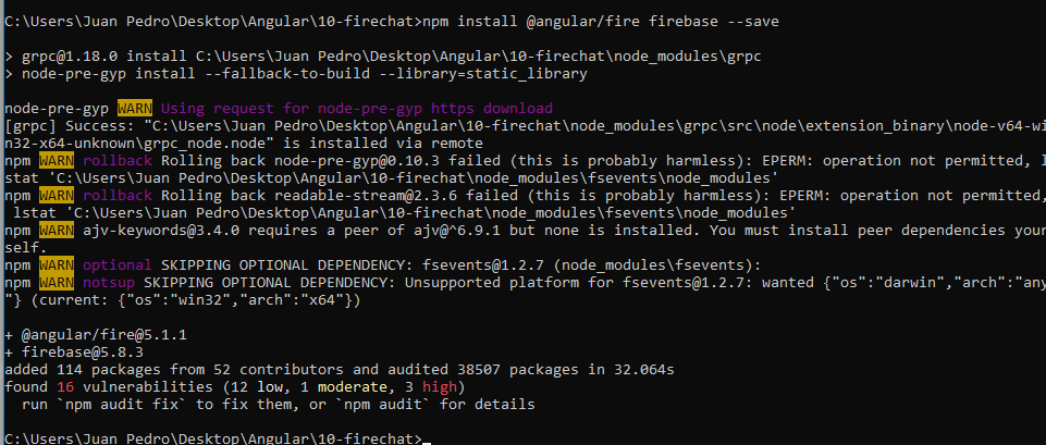 ELECTROBÓVEDA: Angular: 52. CRUD Firebase. AngularFire2: Instalación de ...