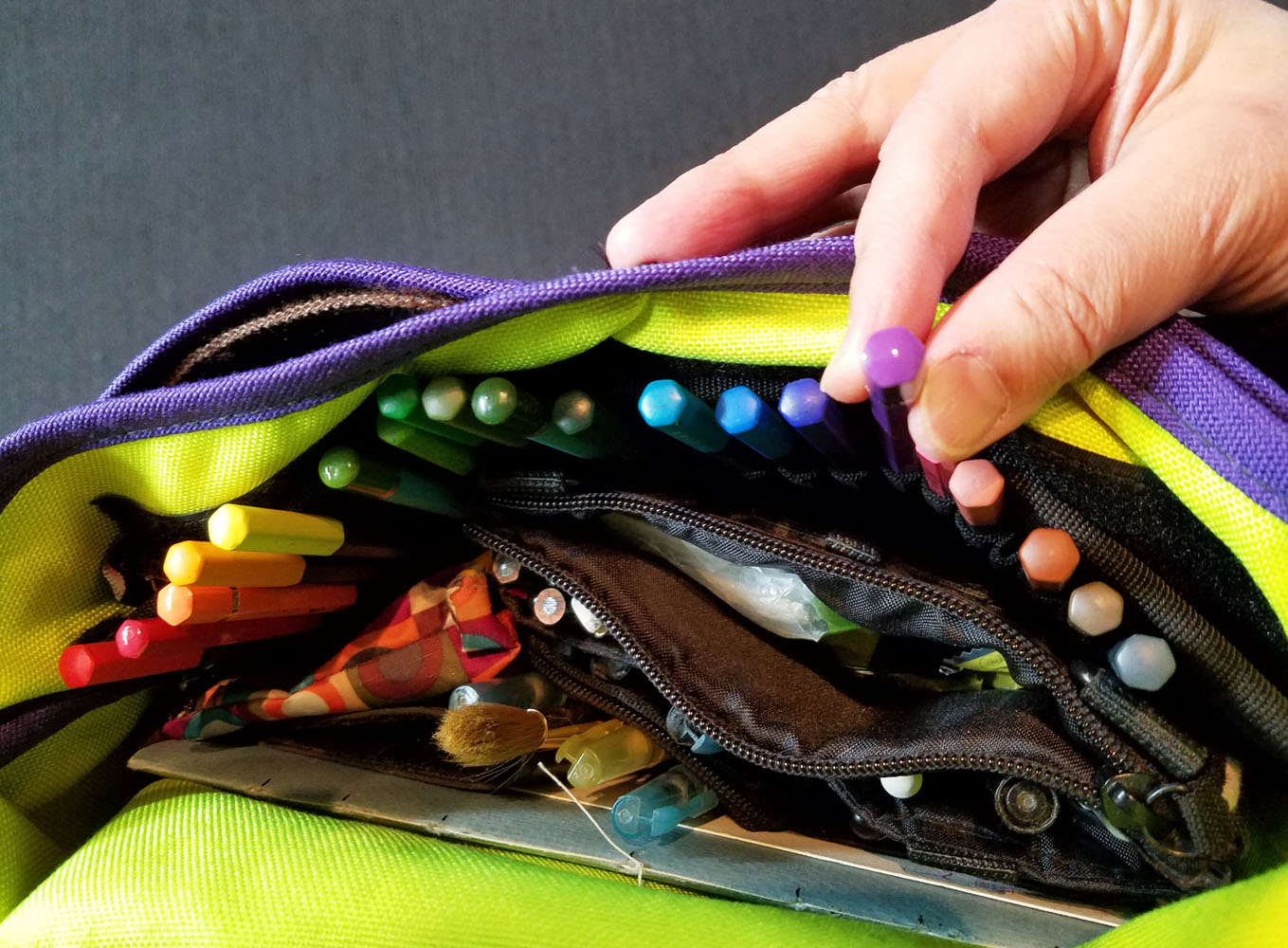 Fueled by Clouds & Coffee: Tran Portfolio Pencil Case: An Elegant Solution