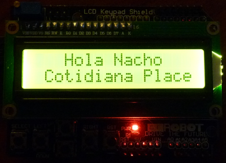 Cotidiana Place: LCD Keypad Shield usando Octopus Bloqs Botonera en ...