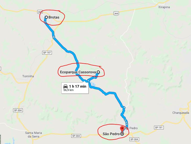 Ecoturismo em Brotas: Ecoparque Cassorova - Dani Turismo