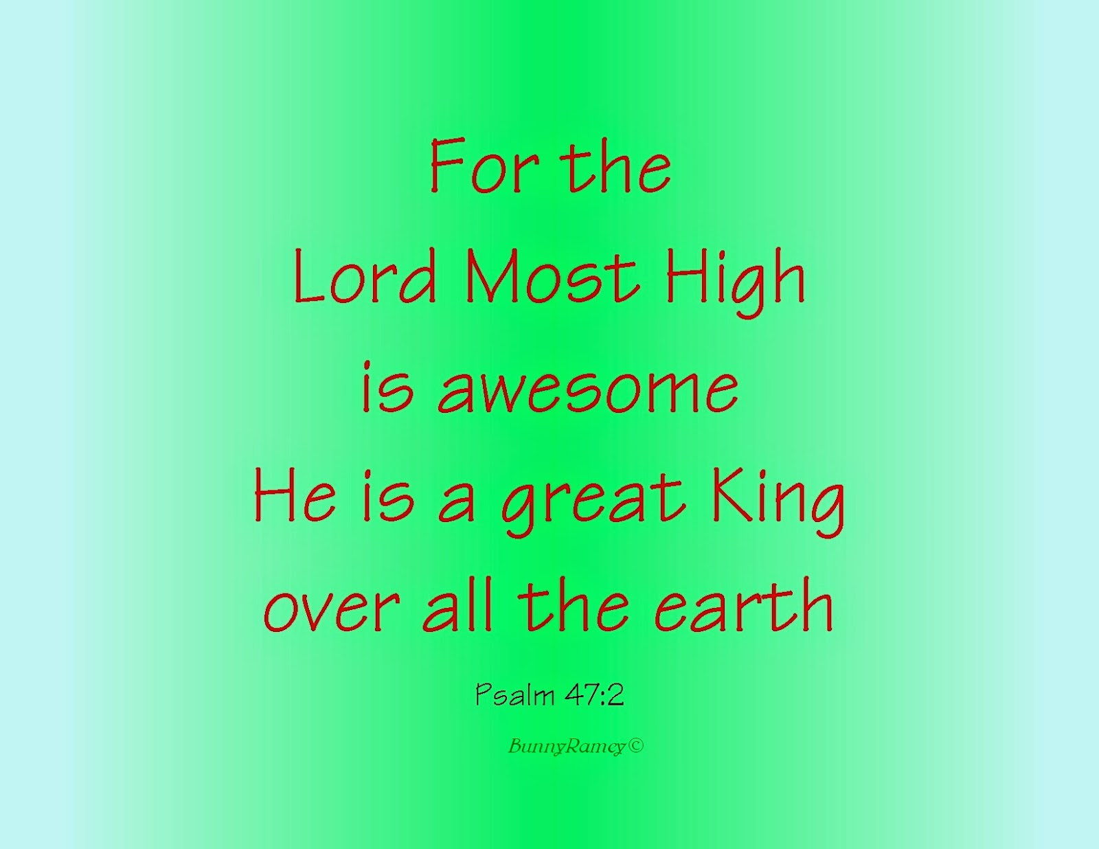 Drawing near to God: the Lord Most High is awesome