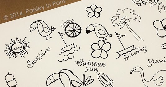 Paisley In Paris™: Creative Process - From Doodles to Illustration