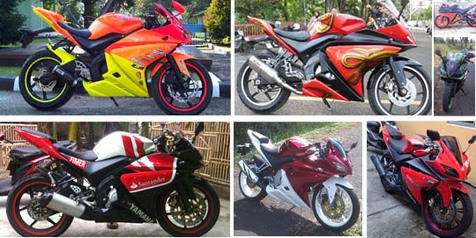 Gambar Modifikasi Yamaha Vixion Model YZF R125 Terbaru | Refrensi Modif ...
