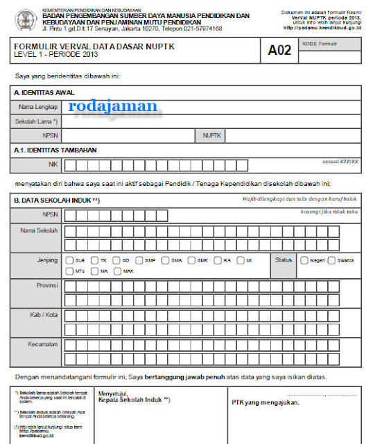 CARA PENGAJUAN NUPTK BARU AGAR BISA DITERIMA DENGAN MUDAH DI VERVAL PTK ...