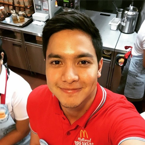 Matteo Guidicelli, Alden Richards, and Xian Lim for National Breakfast Day