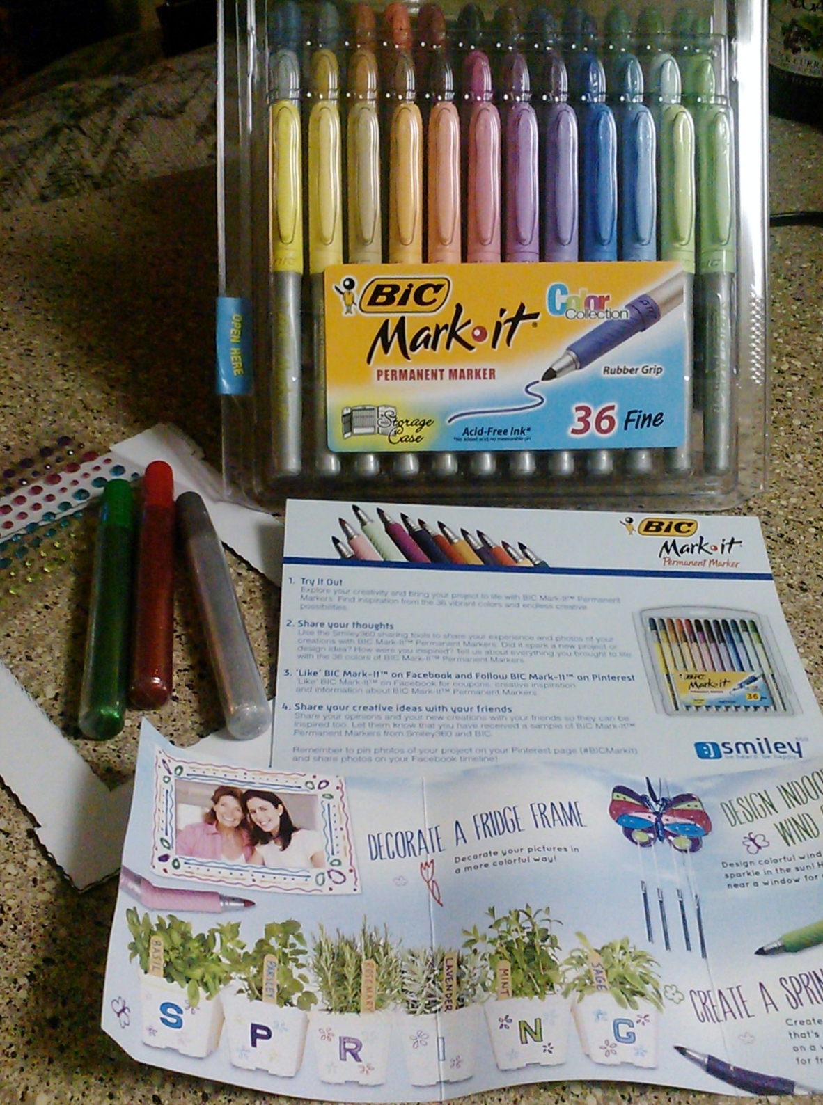 Lil' Debi As Mama: #BICMarkIt Permanent Markers Review