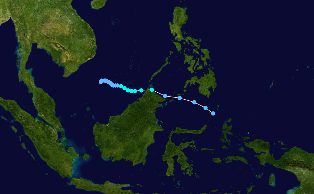 History Tropical Storm Greg hit Sabah on December 25, 1996 | Weather ...