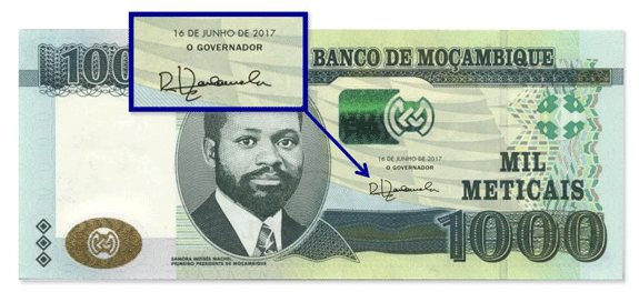 Portal Esnec: Nova série de notas do Metical entra hoje em circulação ...