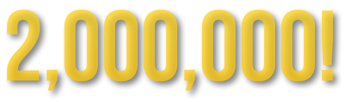 2.000.000 volte GRAZIE a tutti!