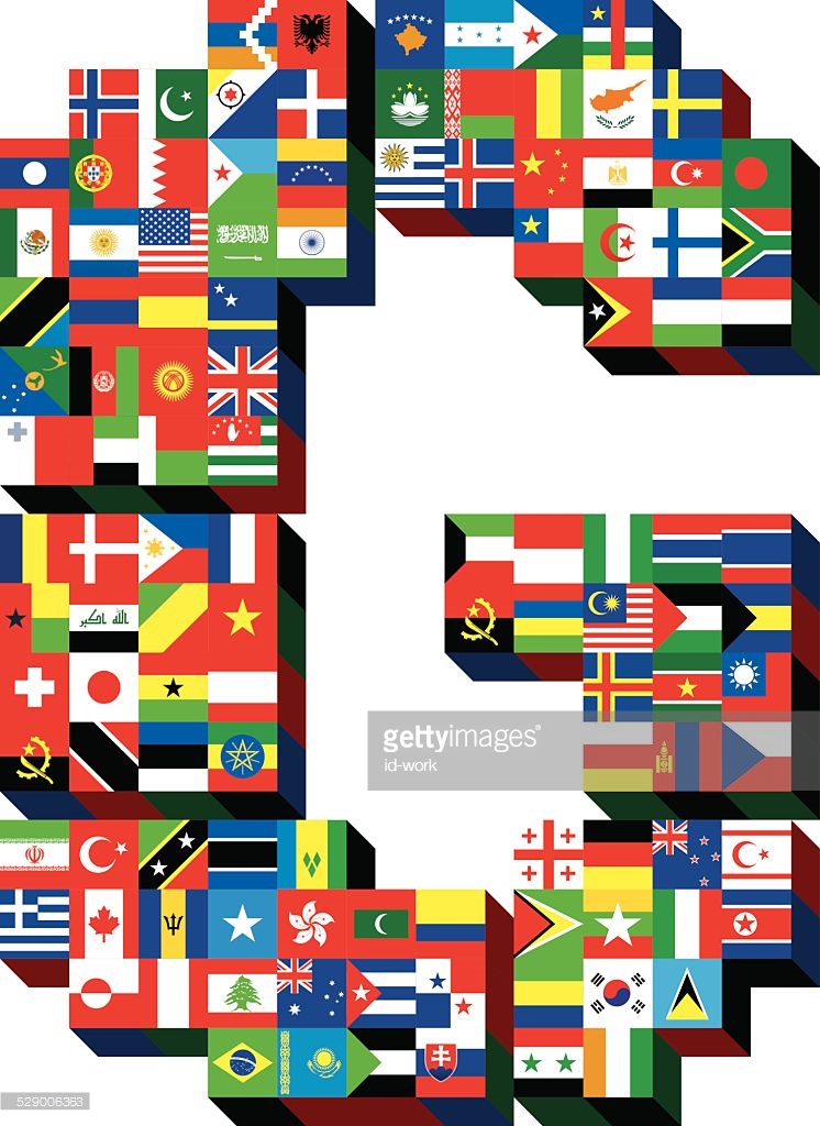 Heraldry of Life: ARTISTIC ALPHABET with Flags of the World