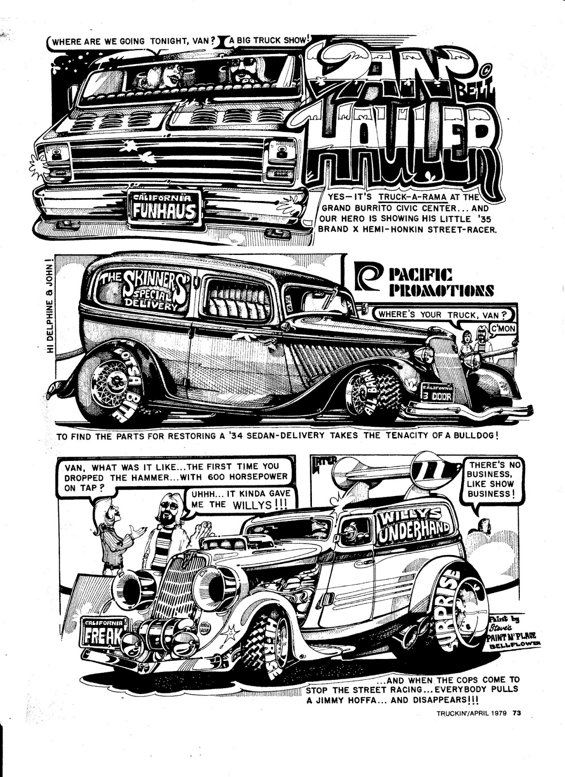 The art of Dave Bell. Auto cartoonist extraordinaire : October post.