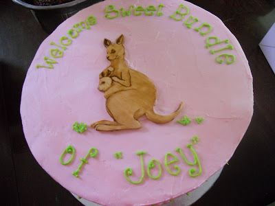 Cakes by Terri and Cameron: Kangaroo Shower Cake