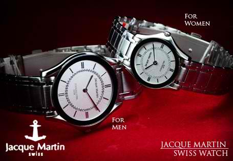 What's in MNL?: Jacque Martin: His or Her Swiss Watch (51% off)