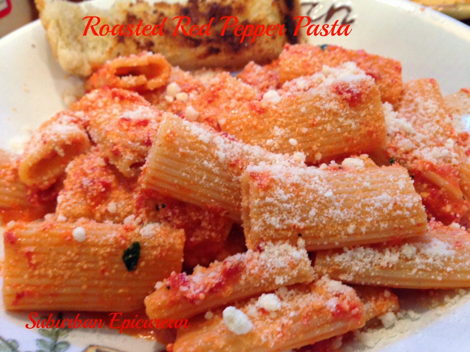 Suburban Epicurean: Roasted Red Pepper Pasta