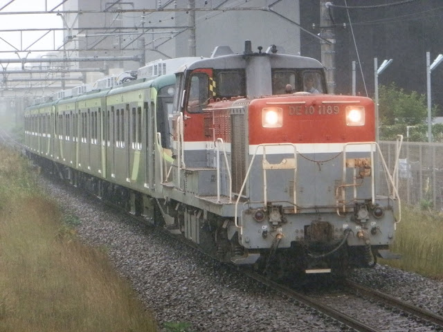 小田急沿線住み鉄道ファン日記: 【養老鉄道譲渡】東京急行電鉄7700系7906Fが長津田車両工場に回送される