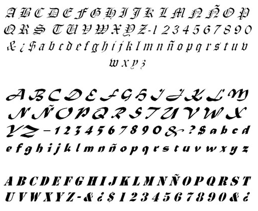 Letras guapas para un tatuaje - Imagui