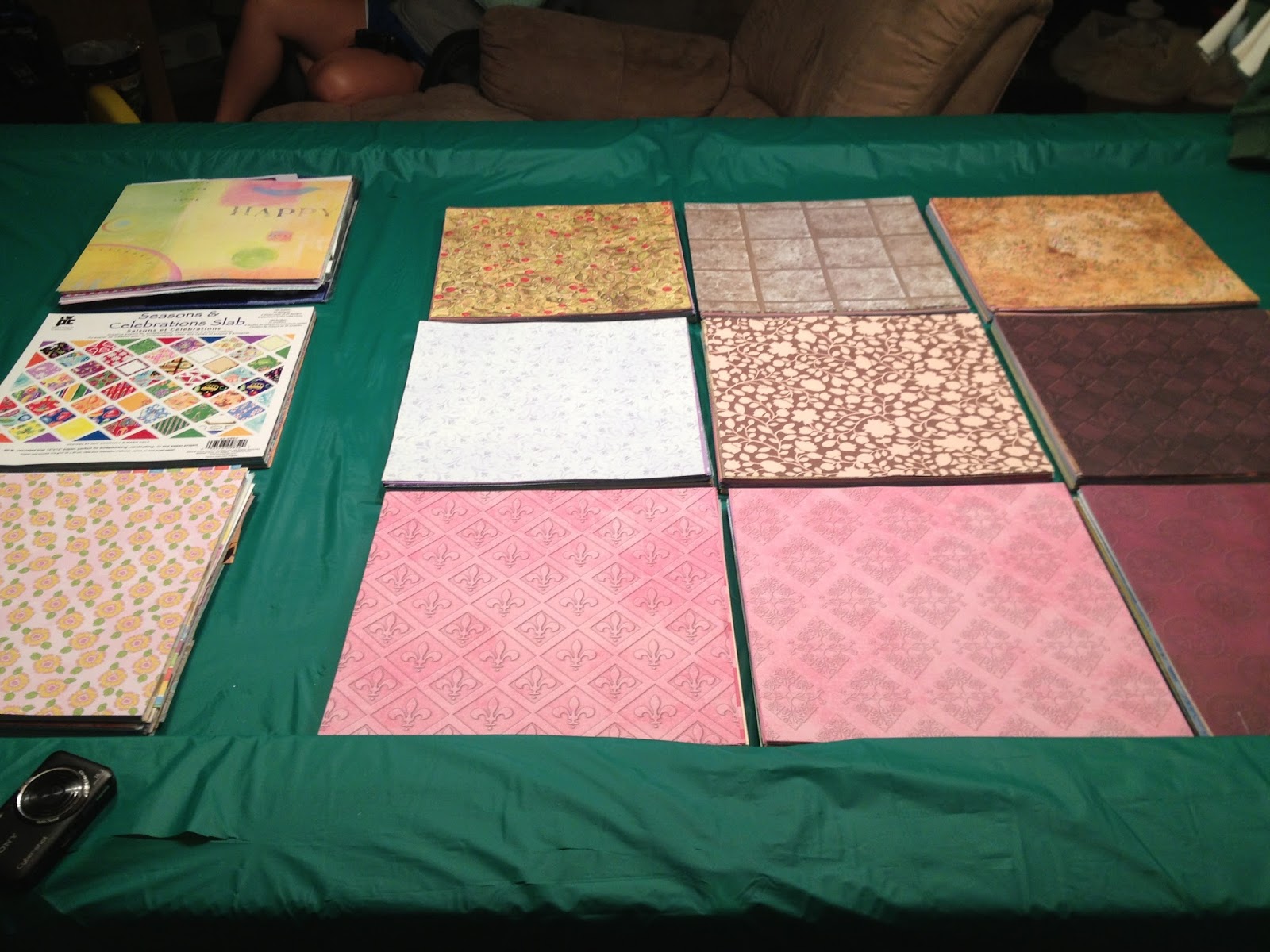 Tracys Treasures: Still plugging along with the papers, Family visit ...