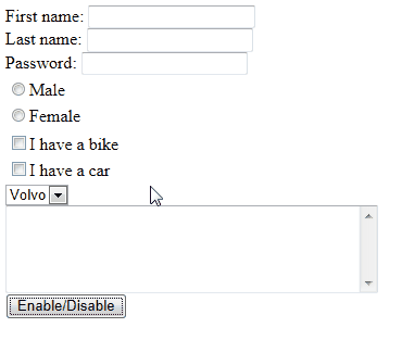 Enable-disable selected or particular controls on a page using JQuery in asp.net - ASP.NET,C# ...